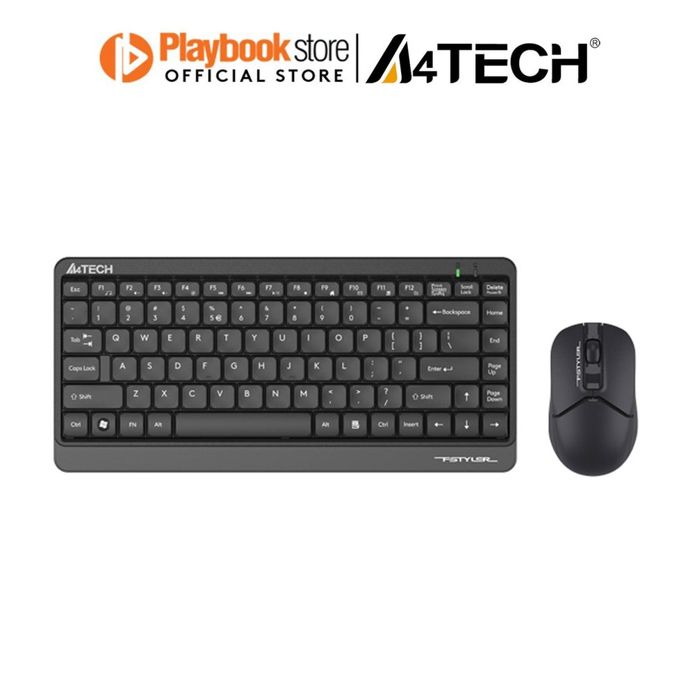 A4Tech FG1112 2.4G Power-Saving Compact Desktop Set Keyboard and Mouse ...